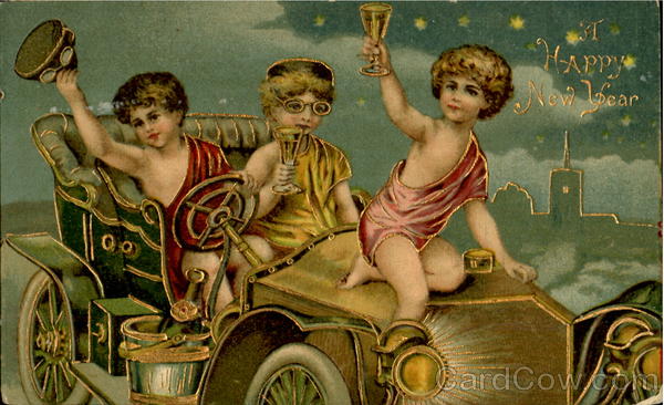 New Year card 1908 celebratingchildren | What Will Matter