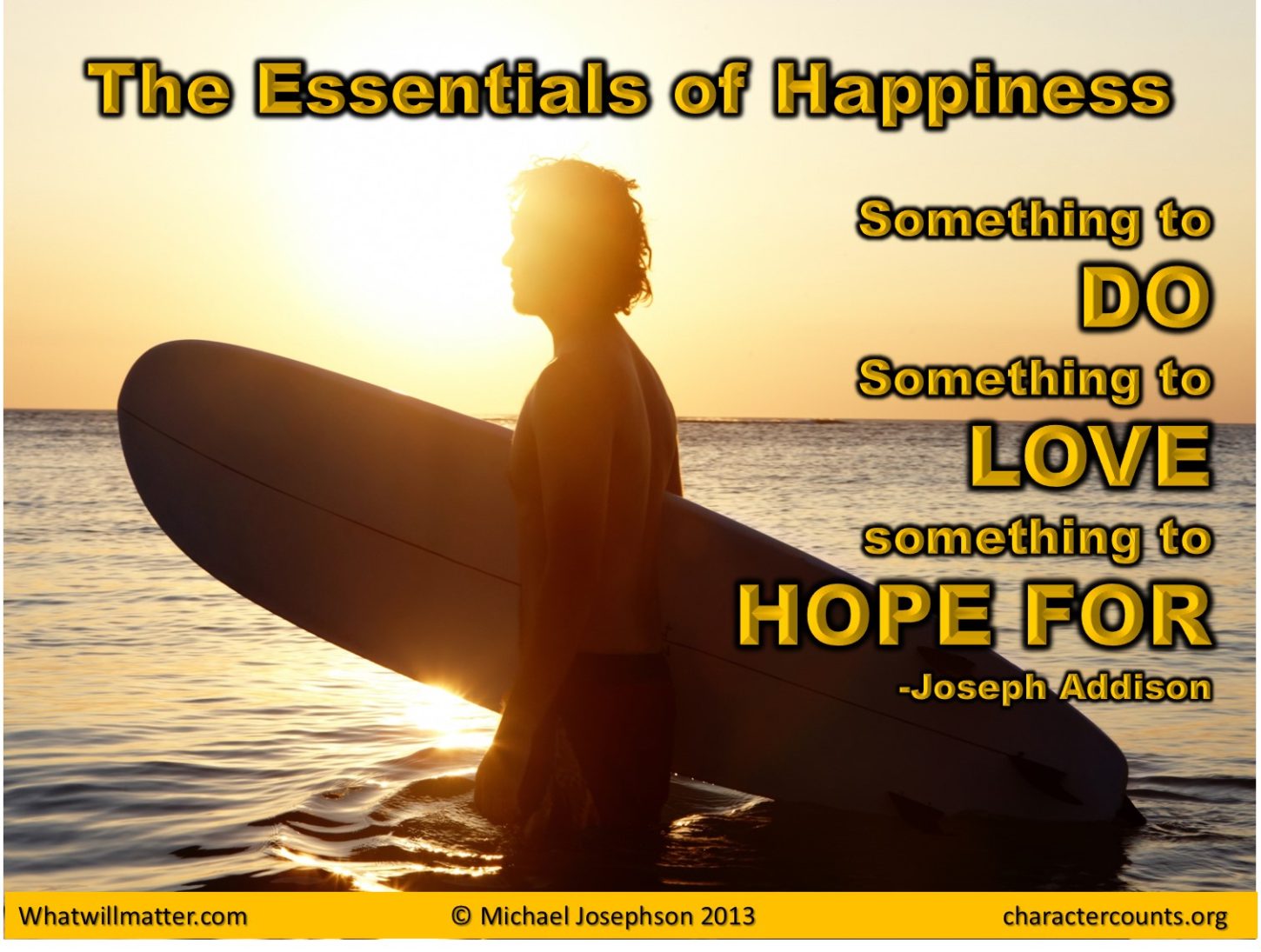 The Essentials of Happiness | What Will Matter