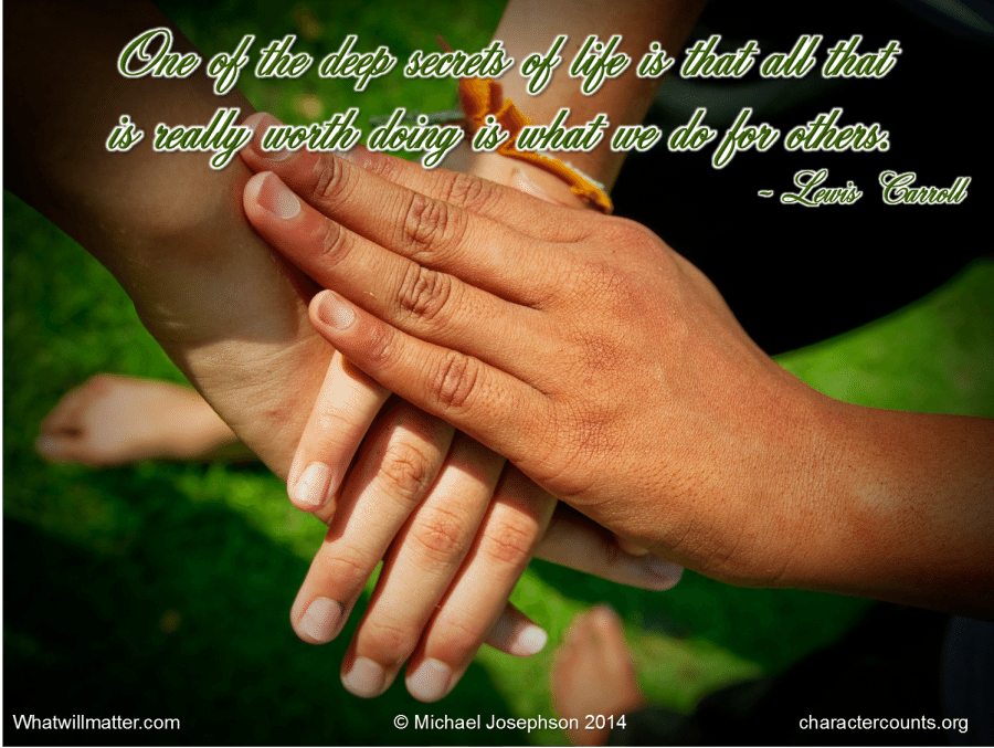 A Service what we do for others | What Will Matter