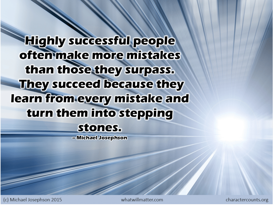 Mistakes Are Stepping Stones