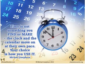 Time is not something you FIND or MAKE | What Will Matter
