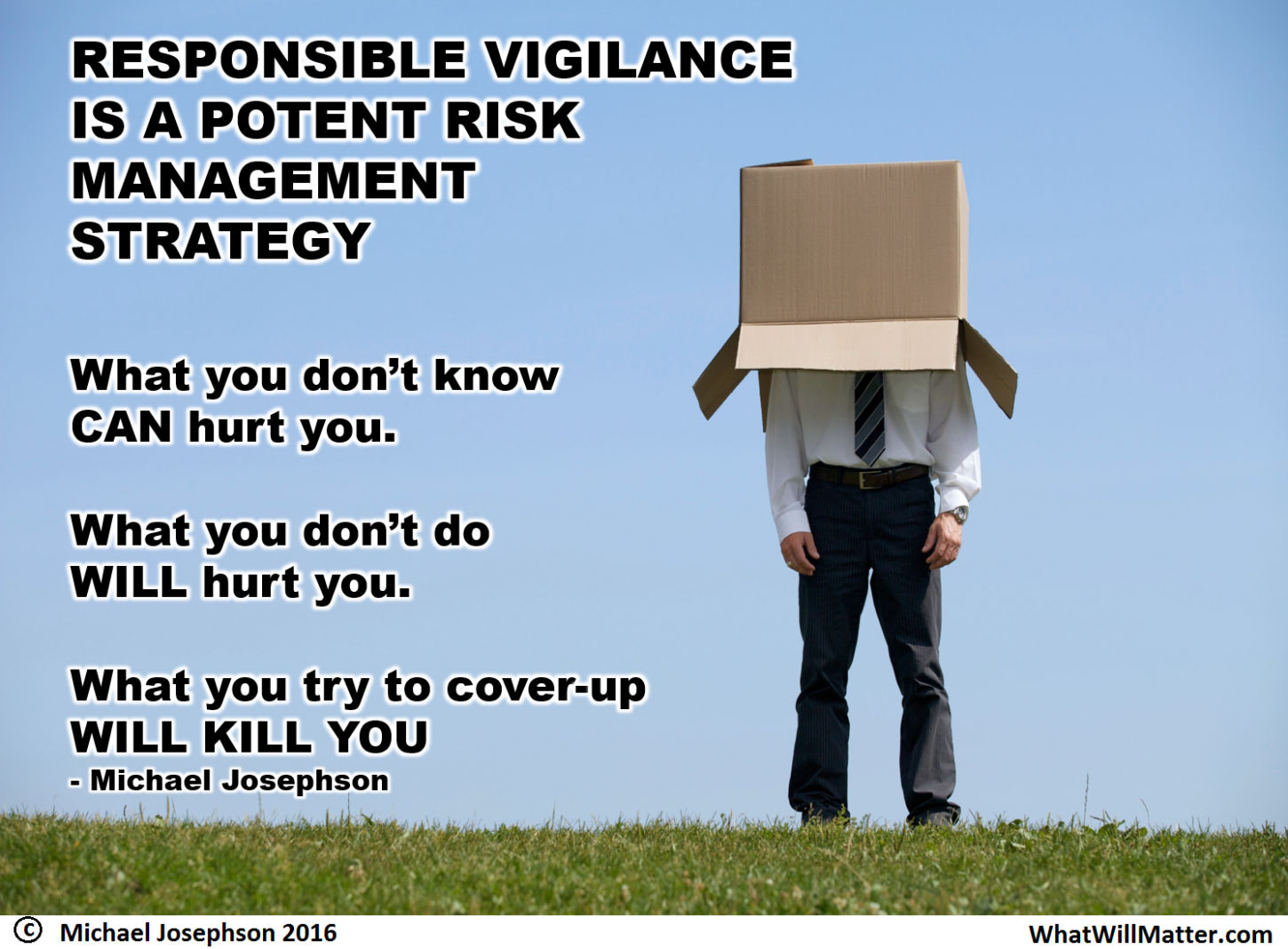 Responsible Vigilance | What Will Matter