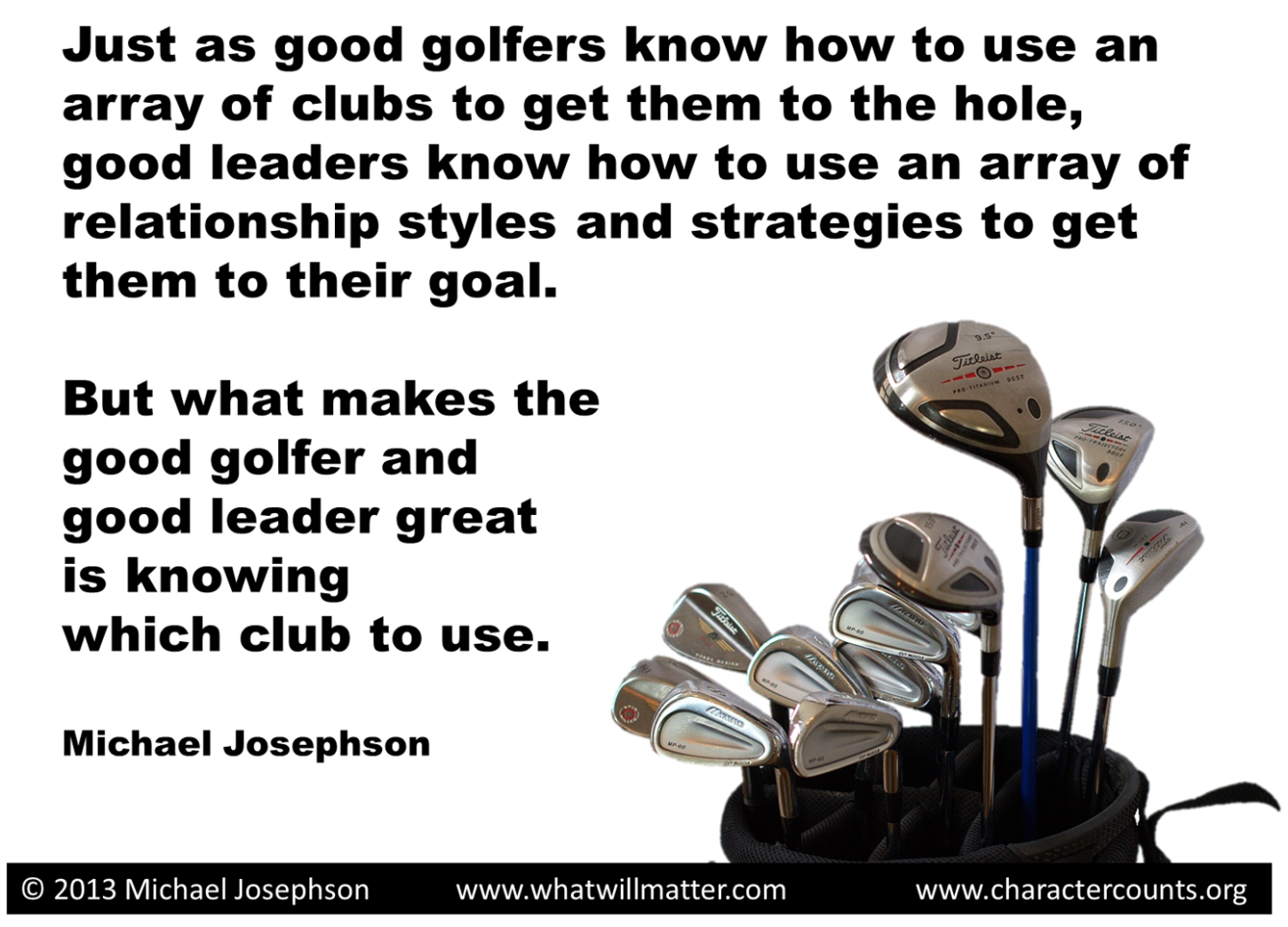 What Golfers and Leaders Have In Common | What Will Matter