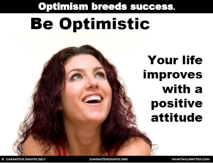 Optimism The Key To Success What Will Matter