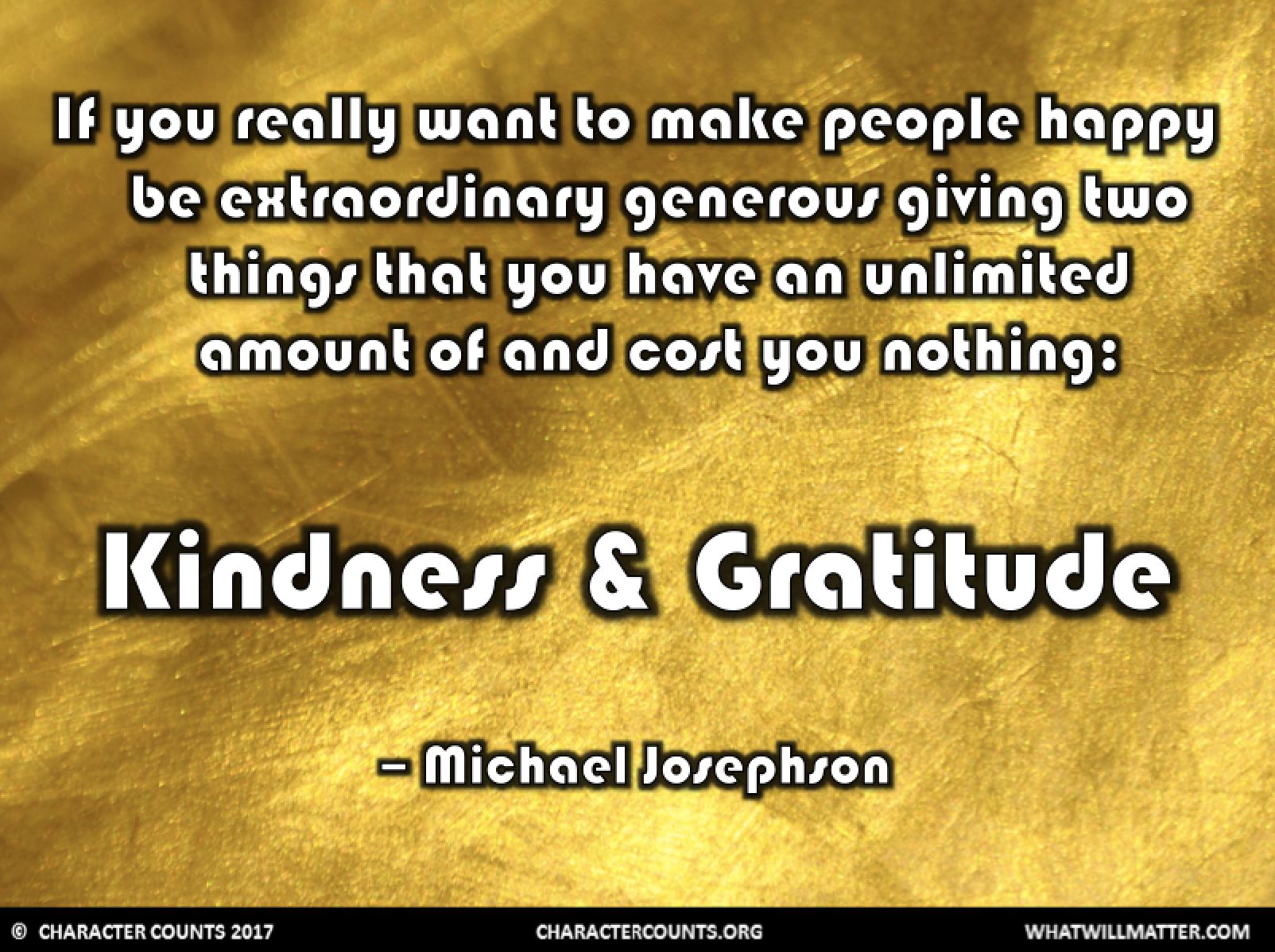 Kindness & Gratitude | What Will Matter