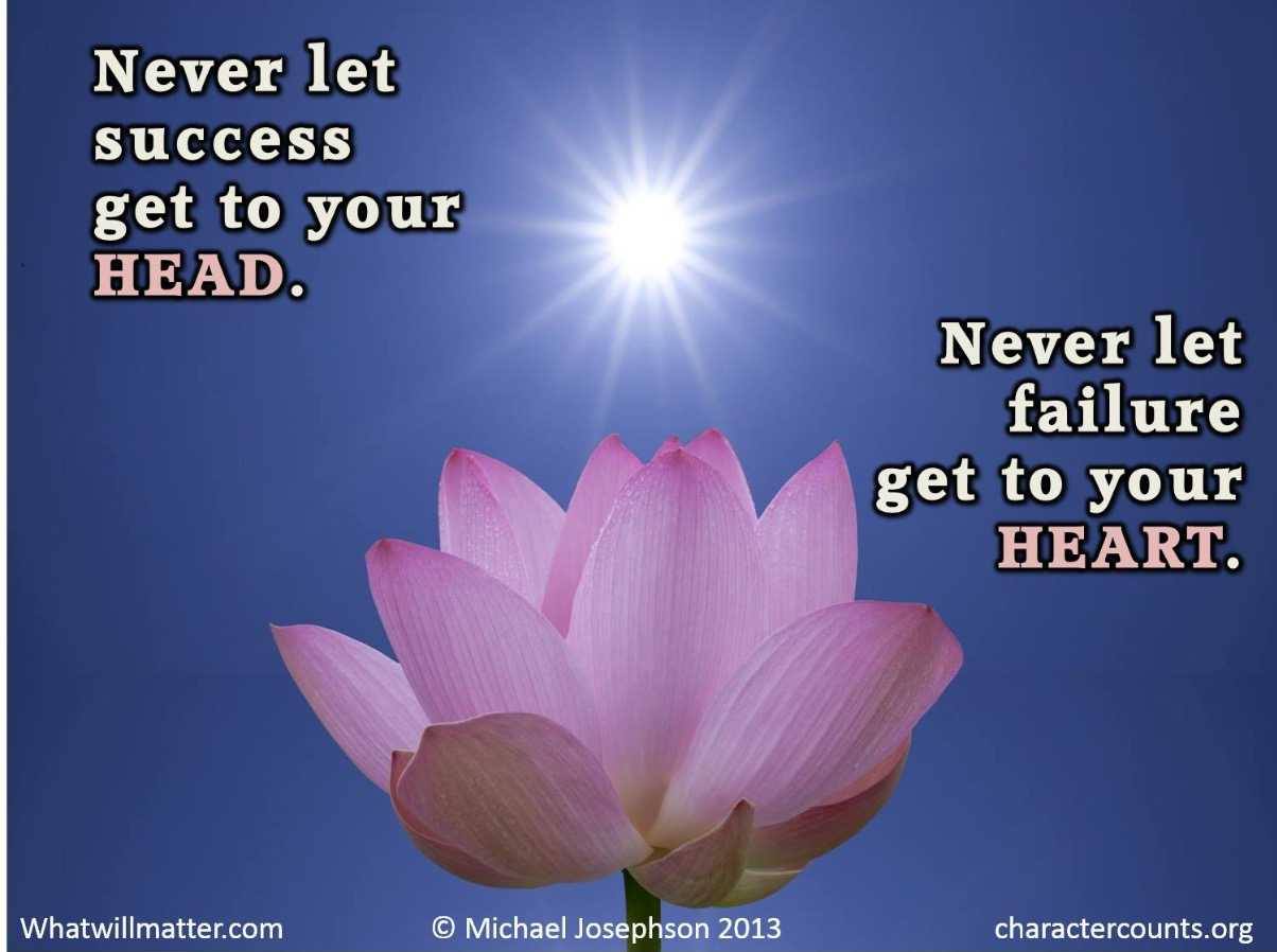 Never Let Success Get To Your Head | What Will Matter